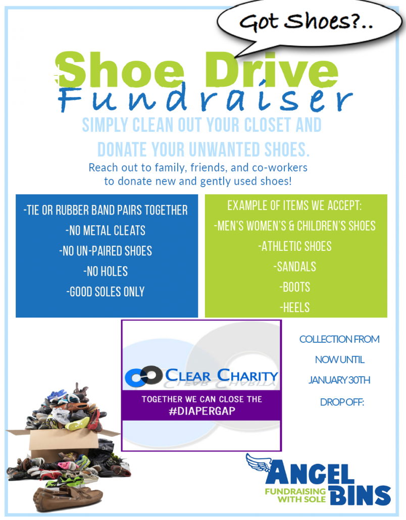 Shoe Drive - Clear Charity