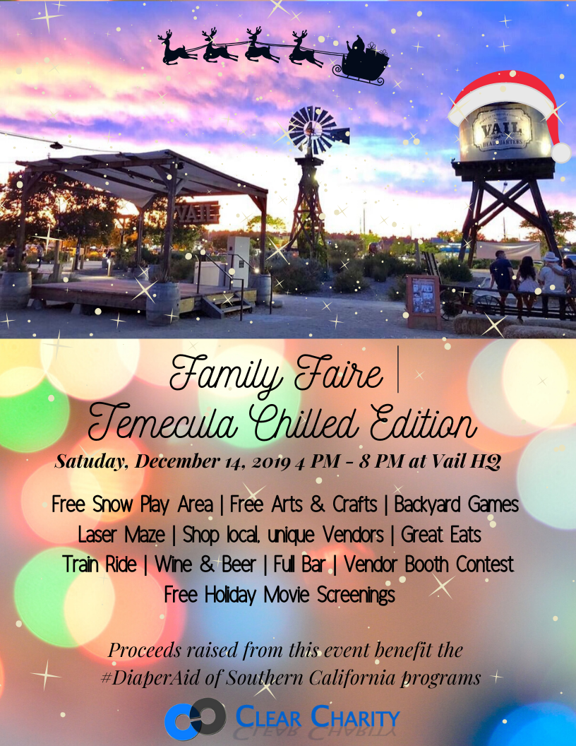 Vail HQ, Temecula Valley | December 14th, 2019 | Family Faire ...